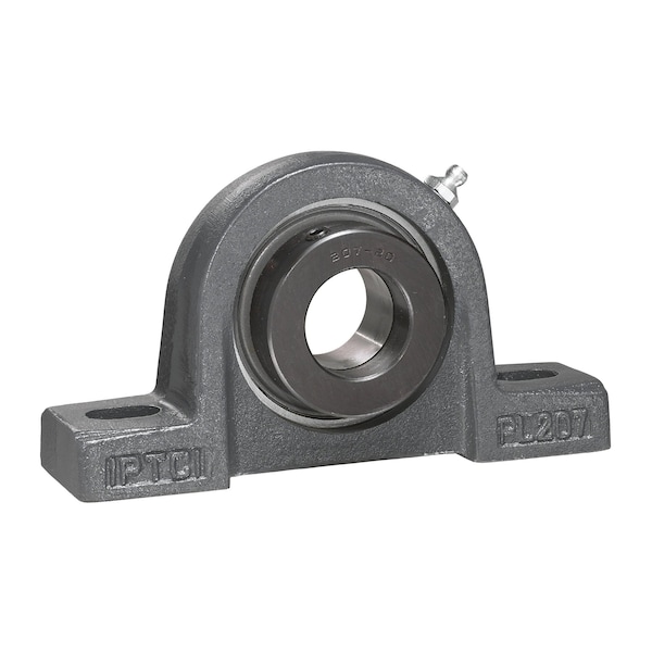 Iptci Pillow Block Ball Bearing Mounted Unit, 1.25 in Bore, Eccentric Collar Locking SAPL207-20G ...